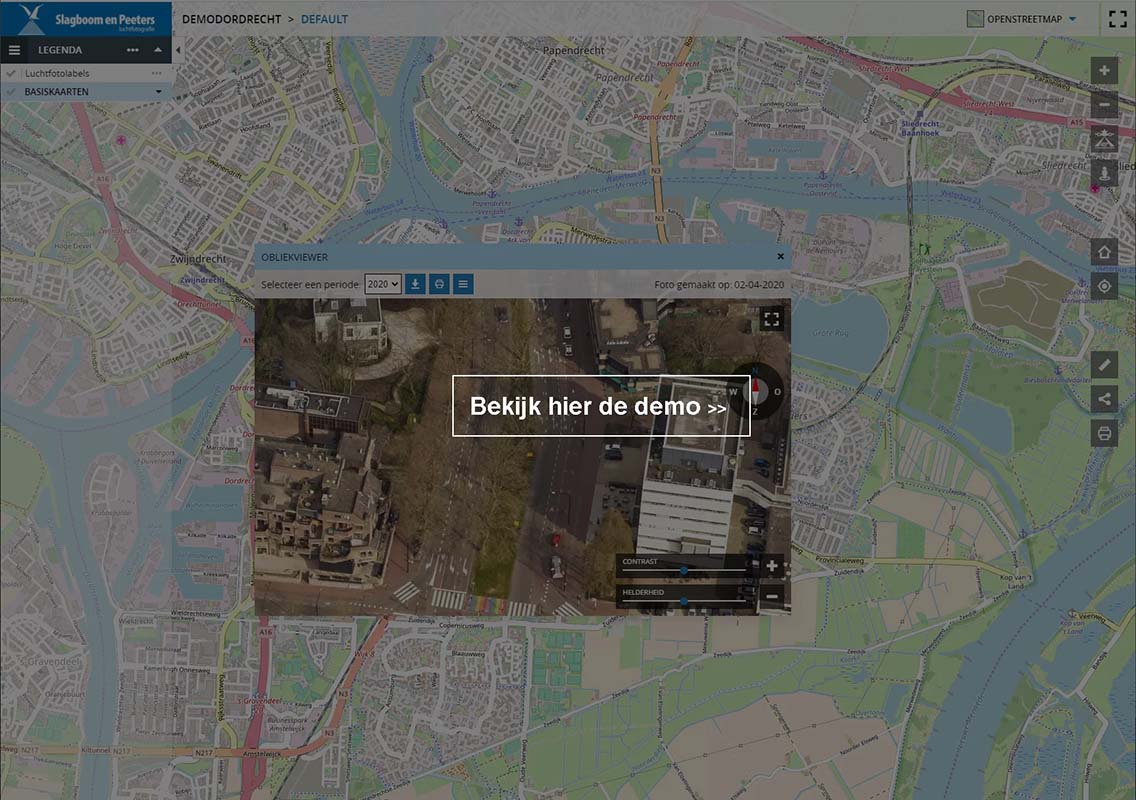 Demo Geo-obliek - Slagboom en Peeters Luchtfotografie